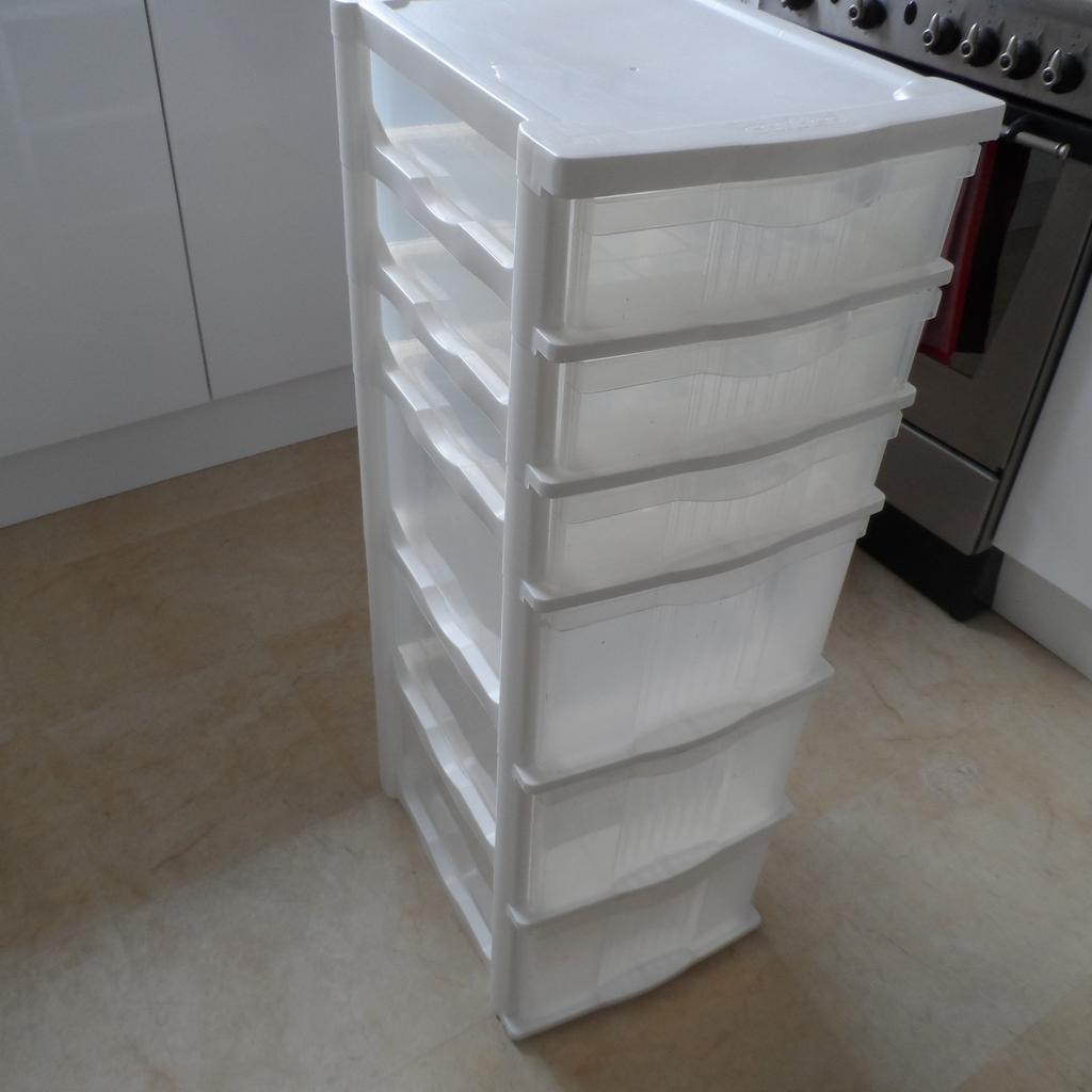 CONTICO 6-Drawer Plastic Storage (White) in SS9 Sea für £ 15,00 zum ...