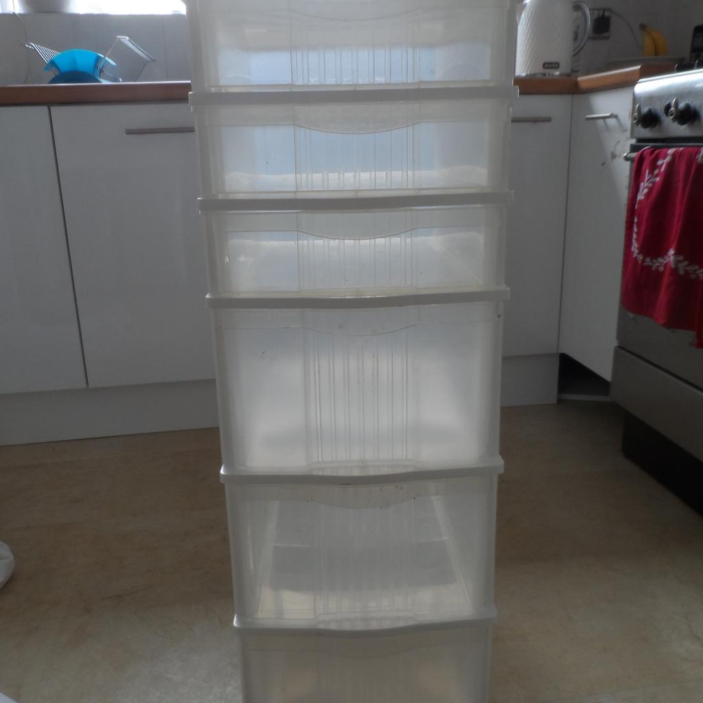 CONTICO 6-Drawer Plastic Storage (White) in SS9 Sea für £ 15,00 zum ...