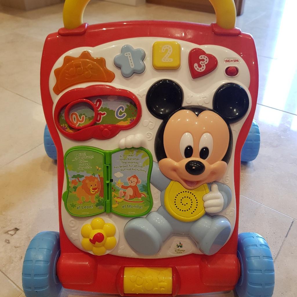 Mickey mouse push along walker in L12 Liverpool für 20,00 £ zum Verkauf ...