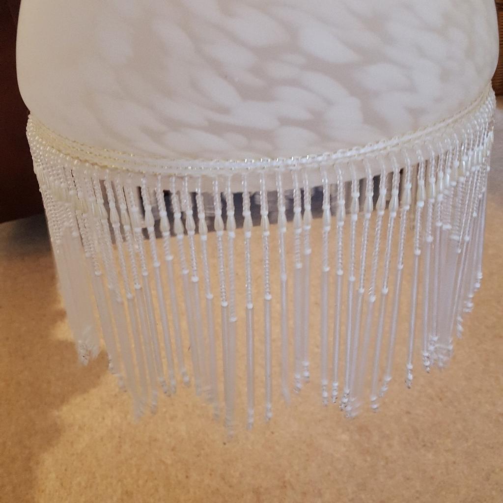 2 Art Deco beaded fringe lamp shades in LE12 Charnwood for £3.00 for ...