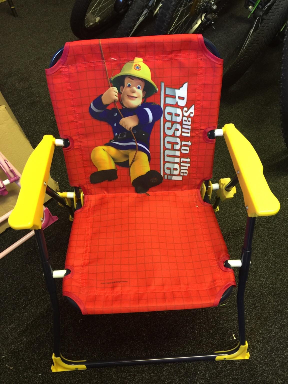 Fireman Sam kids folding garden patio chair in WS10 Walsall für £ 2,50 ...