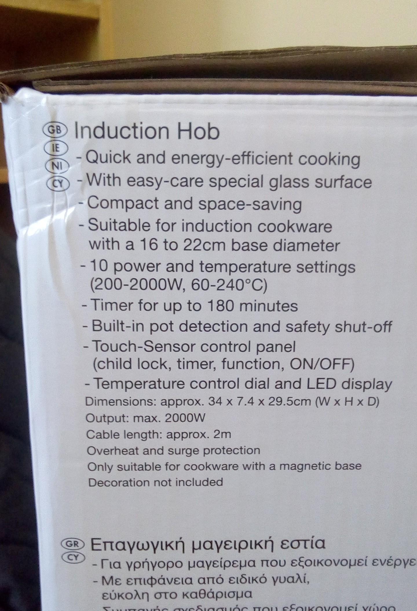 Silvercrest induction hob in CT2 Canterbury für 10,00 £ zum Verkauf ...