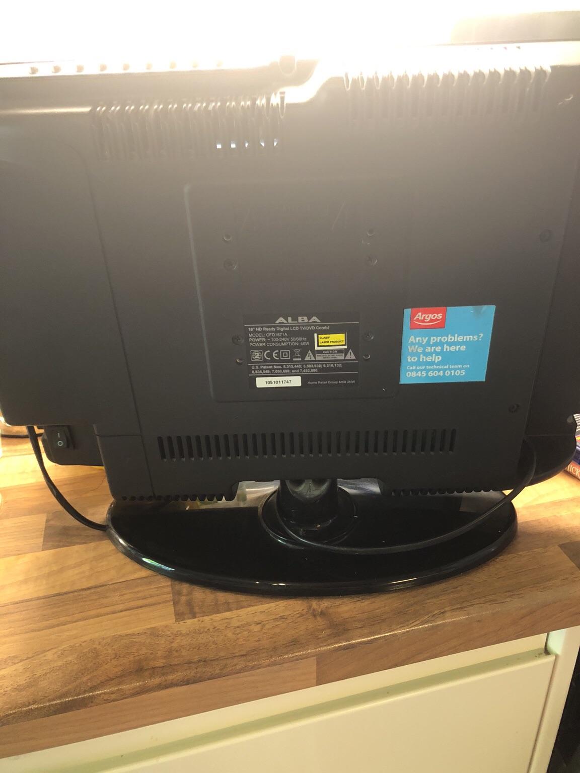 Alba tv/dvd player 16" hd ready lcd combi in SE18 Royal Borough of ...