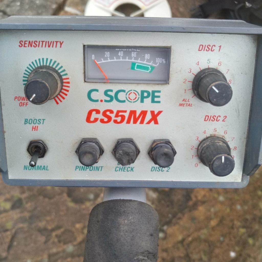 C scope professional metal detector cs5mx in NG20 Bolsover für 100,00 ...