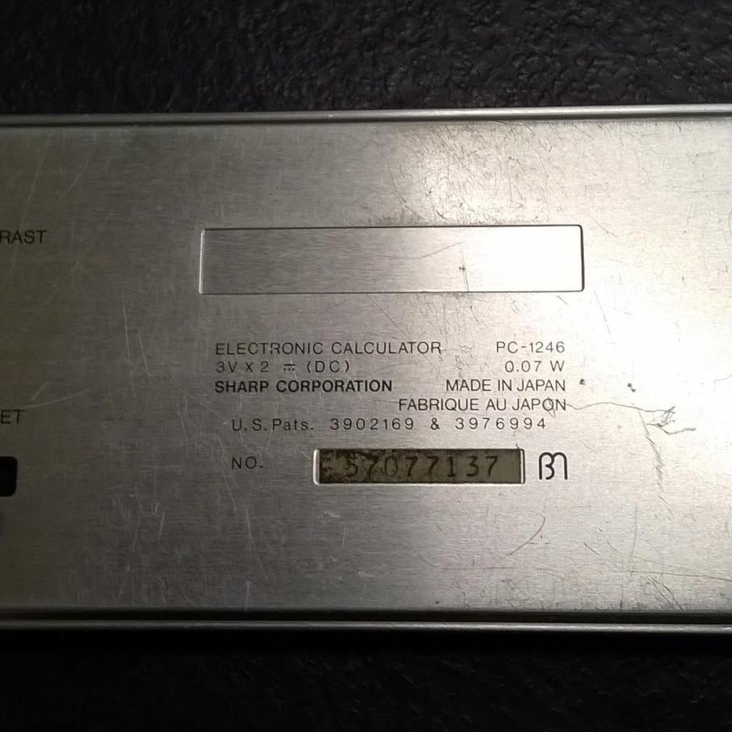 RETRO 1980s SHARP POCKET COMPUTER/CALCULATOR in PR5 Ribble für 12,50 ...