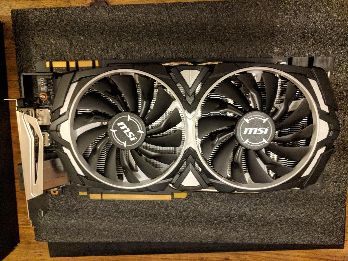 MSI Armor GTX 1070Ti graphics card in B63 Dudley für 400,00 £ zum ...