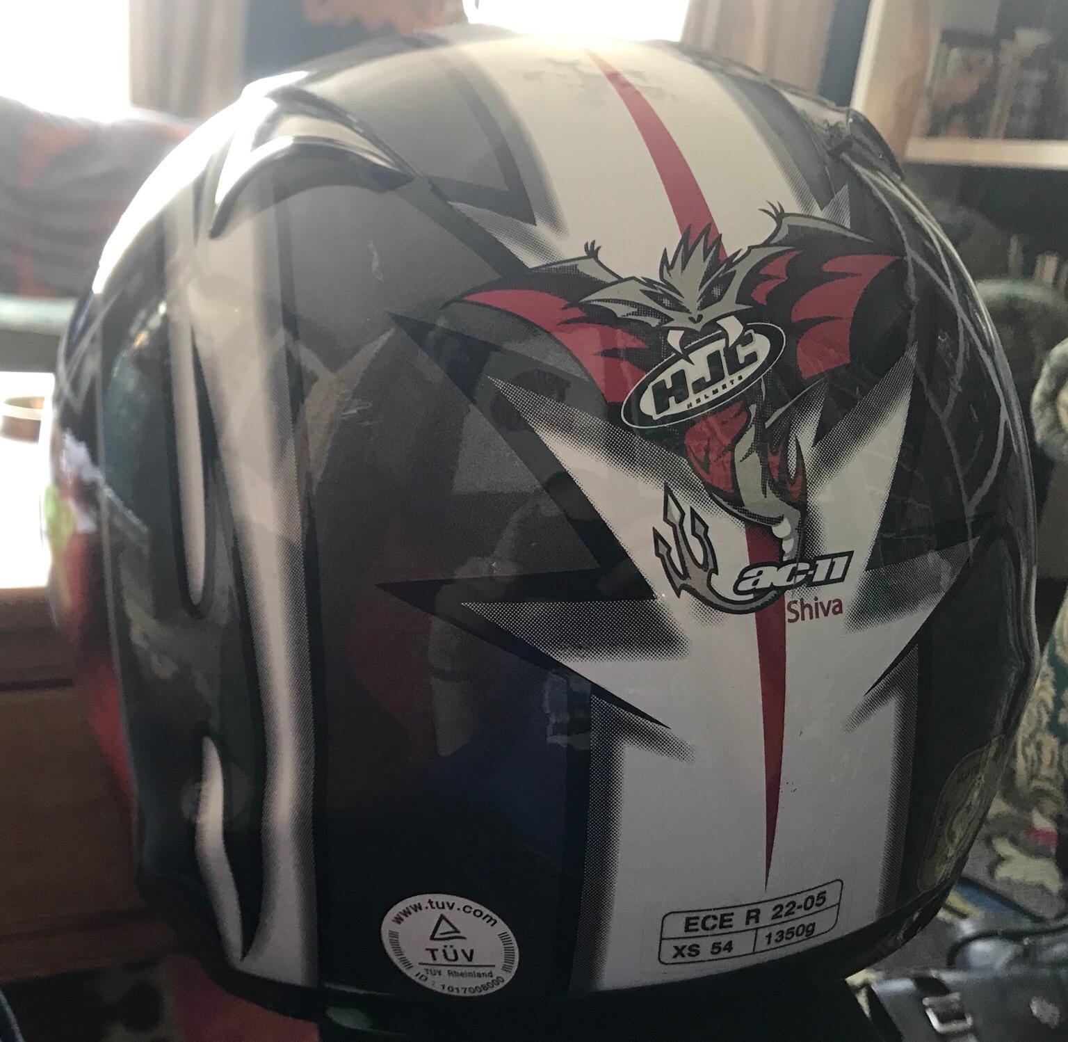 HJC AC-11 Shiva Helmet XS 54 1350g very good in GL20 Tewkesbury for £30 ...