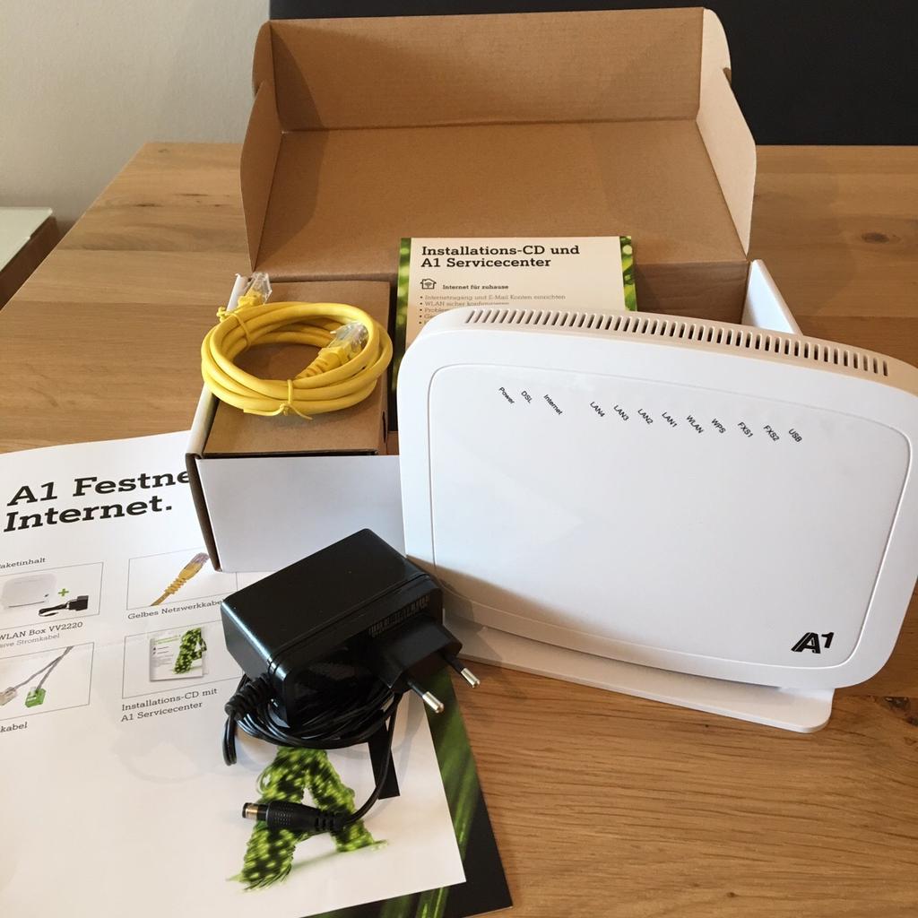 **NEU, OVP** A1 WLAN Router/Box VV2220 VDSL in 9500 Villach for €15.00 ...