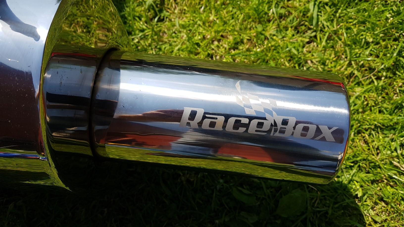 RACE BOX STAINLESS EXHAUST in DE55 Valley für 100,00 £ zum Verkauf ...