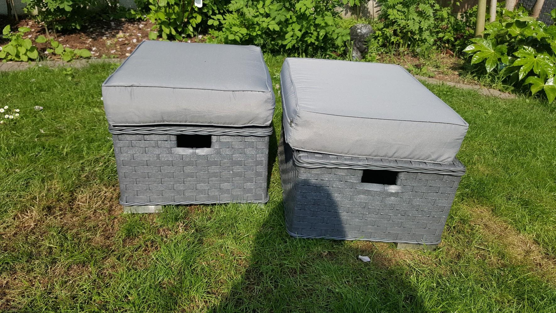 Grey large rattan garden corner furniture in WR5 Wychavon für 75,00 ...