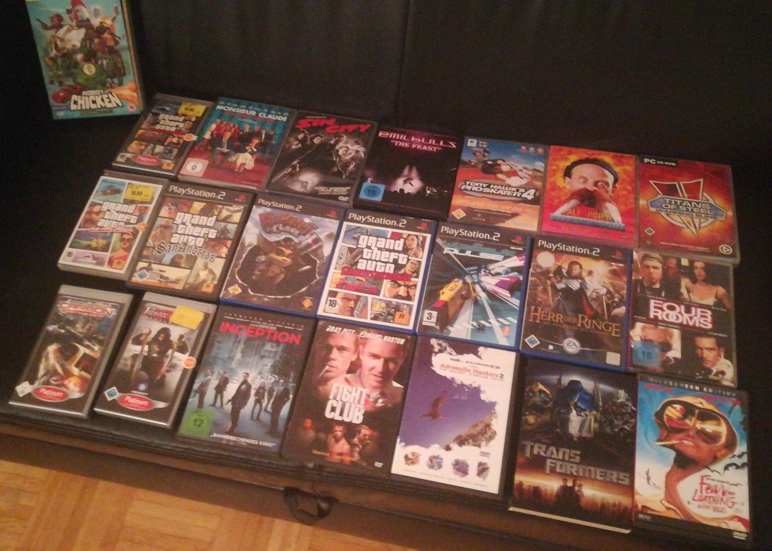 DVDs, PS2, PSP und PC Games in 5020 Salzburg für gratis zum Verkauf ...