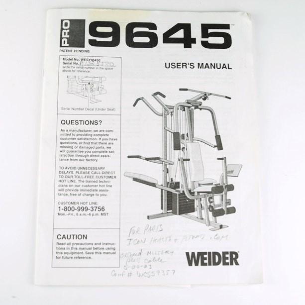 Multi gym weider pro 9645 in S70 Barnsley für 150,00 £ zum Verkauf ...