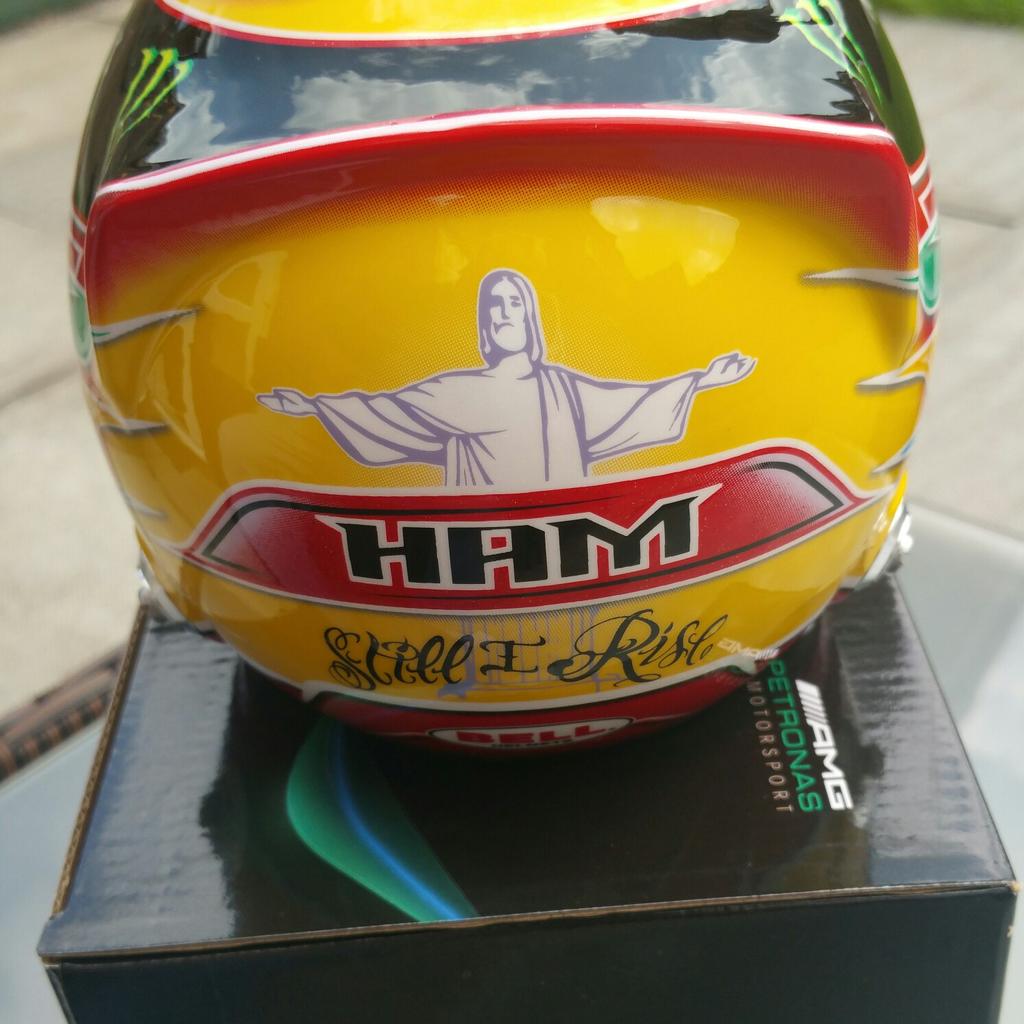 F1 formula 1 lewis hamilton 1/2 scale helmet in WS10 Walsall für 90,00 ...