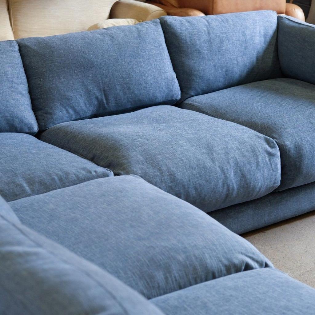EX DISPLAY LOAF ATTICUS XL BLUE CORNER SOFA in S62 Rotherham for 1 995.00 for sale Shpock