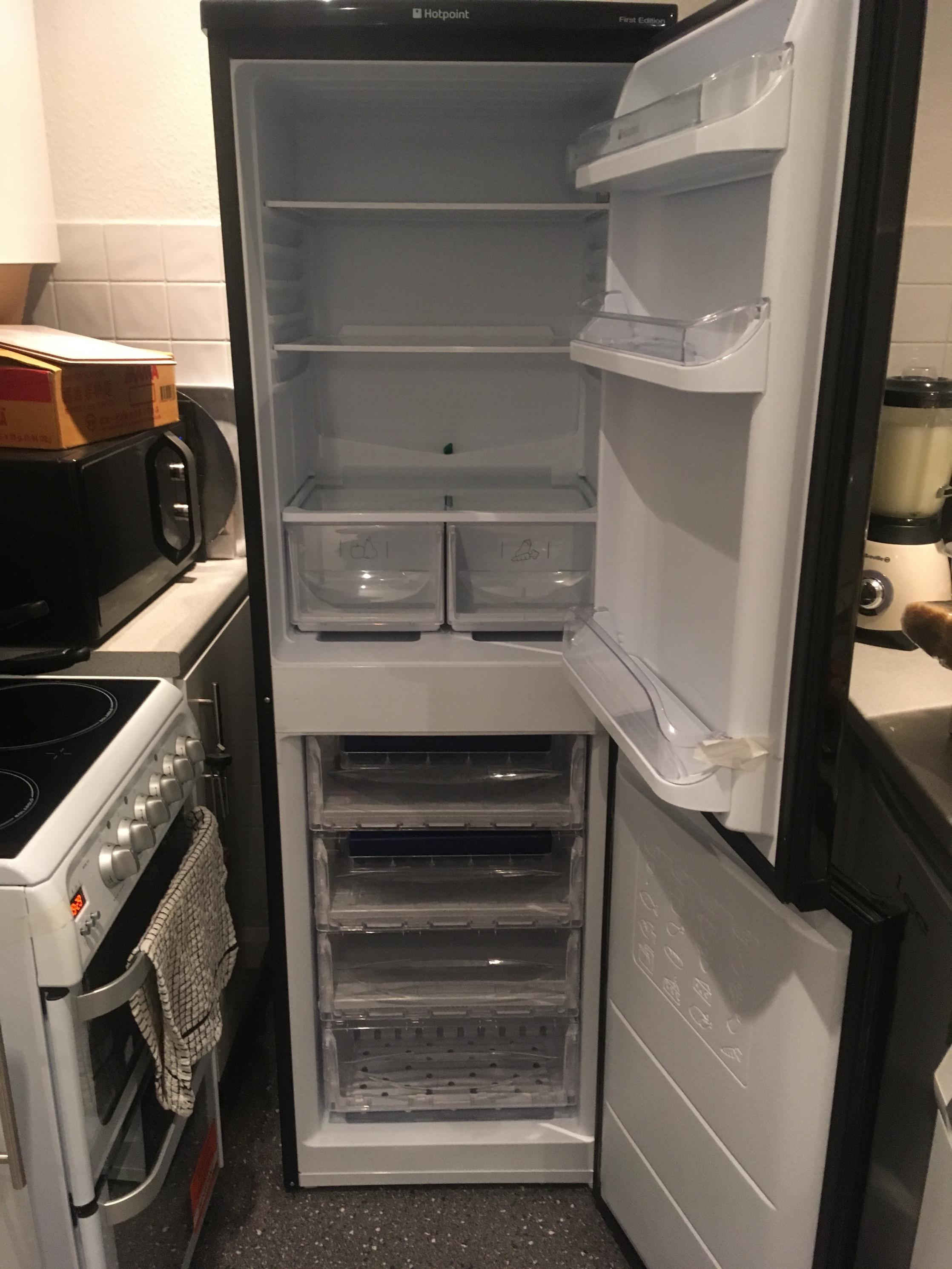 Hotpoint first edition black fridge freezer in TW11 Thames for £150.00 ...