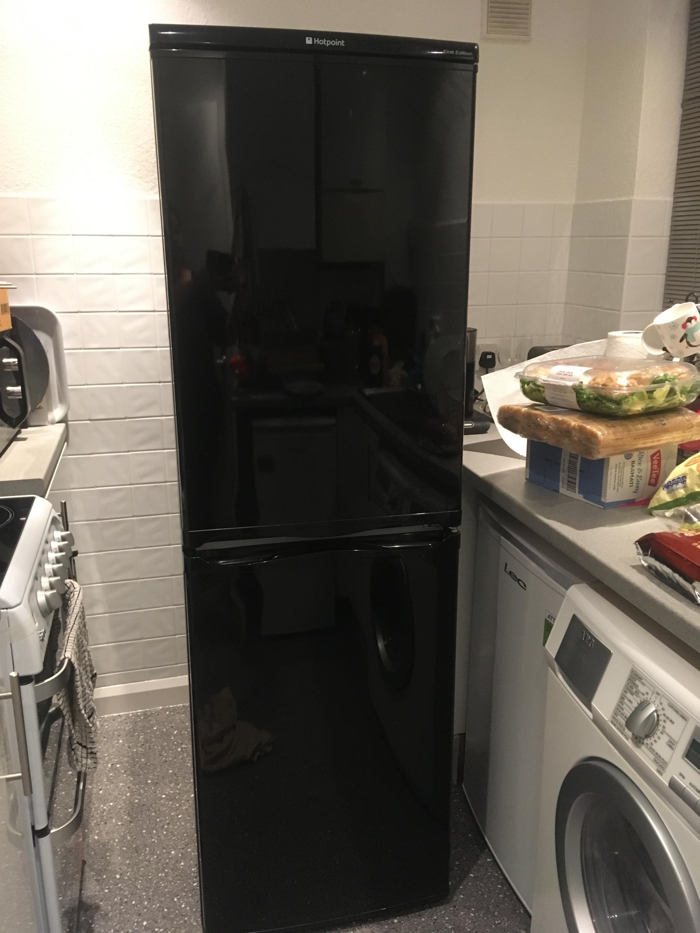 Hotpoint first edition black fridge freezer in TW11 Thames for £150.00 ...