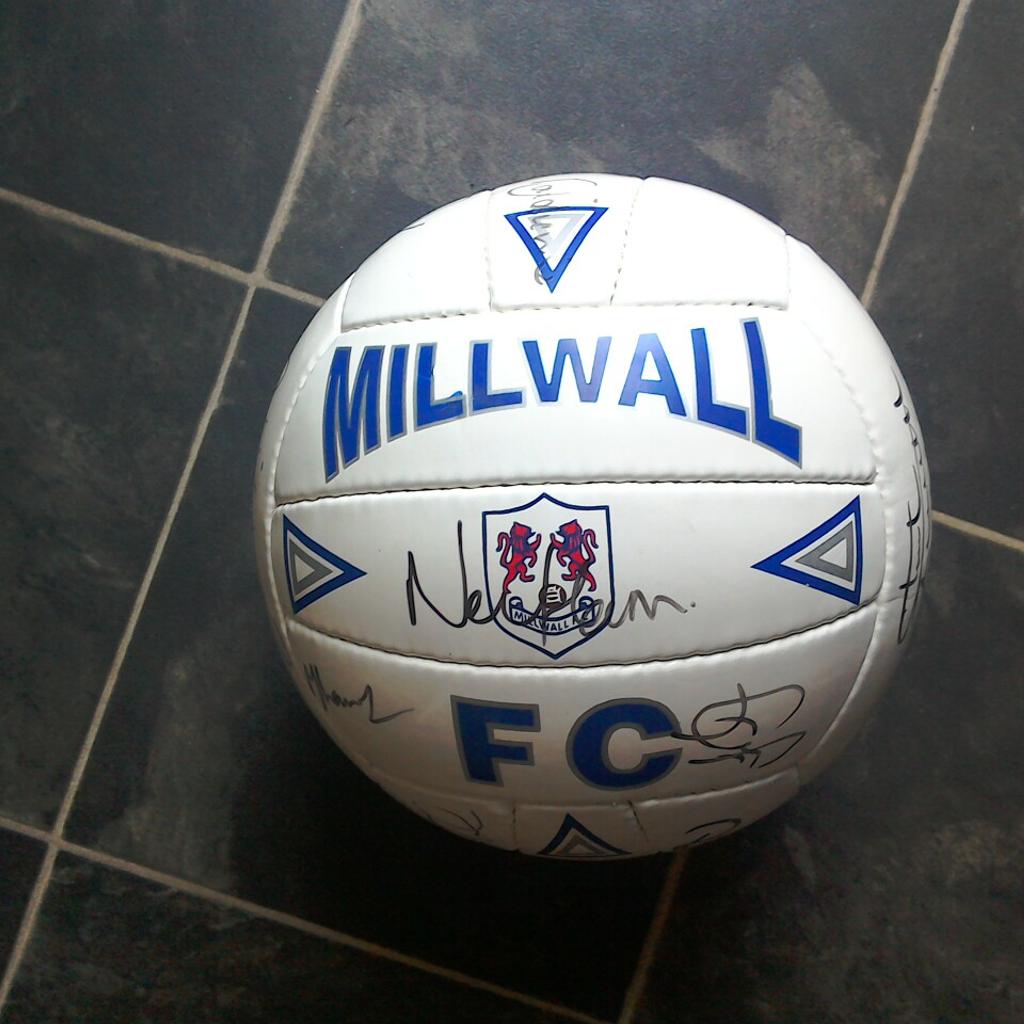 Signed Millwall football in E17 London Borough of Waltham Forest für 15 ...