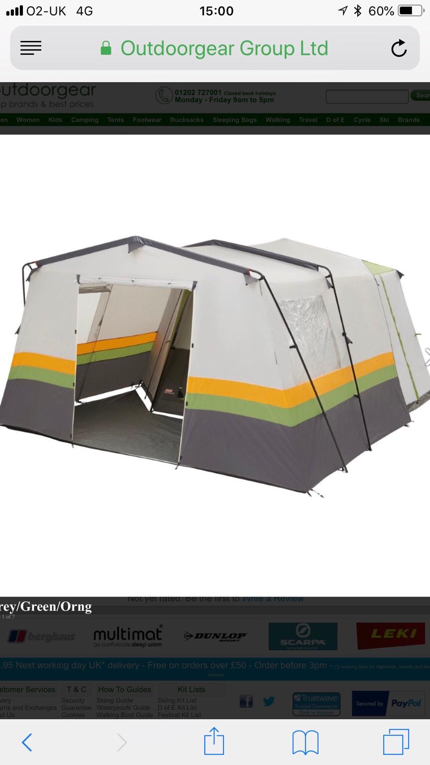 Extension for Coleman Octagon 8 tent in NN14 Northamptonshire für 75,00 ...