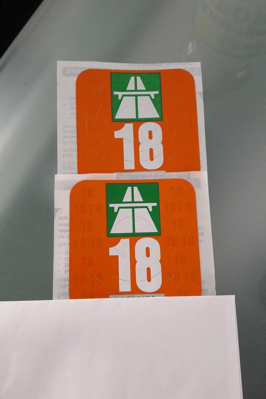 Autobahnvignetten Schweiz 2018 in 74343 Sachsenheim für 28,00 € zum ...
