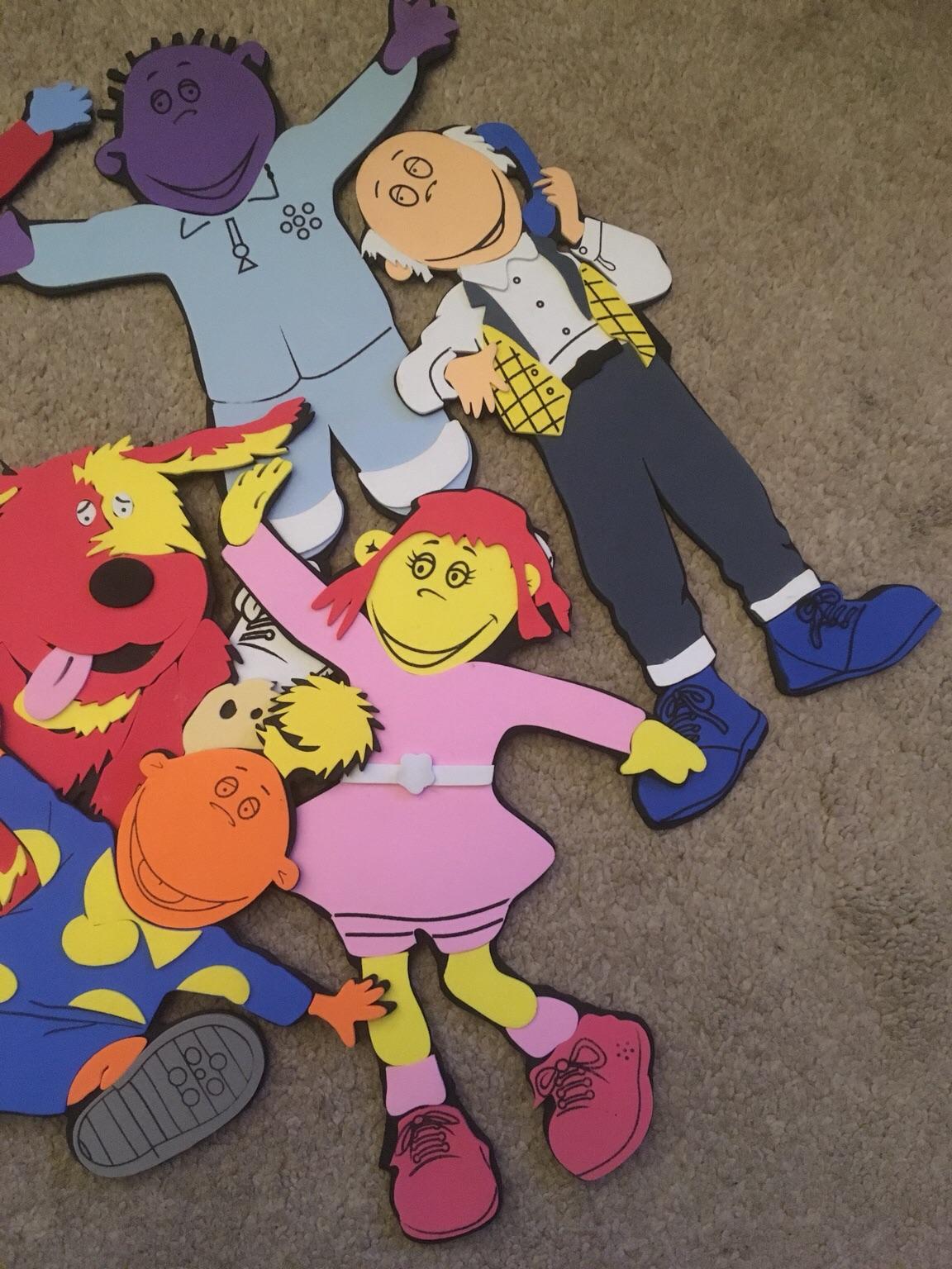 Full set Tweenies wall decoration figures in NG2 Nottinghamshire for £ ...