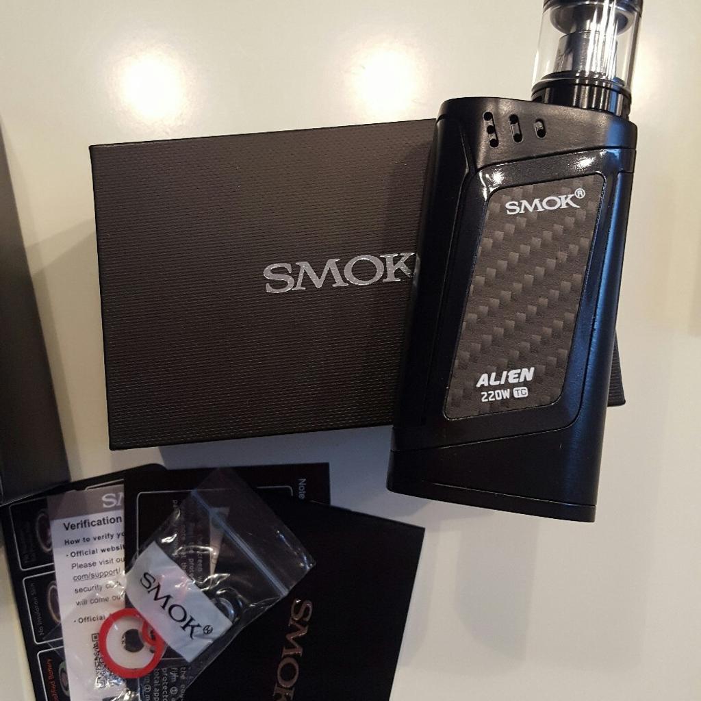 SMOK Alien 220Watt E-Shisha, Full Kit in 32756 Detmold für € 40,00 zum ...