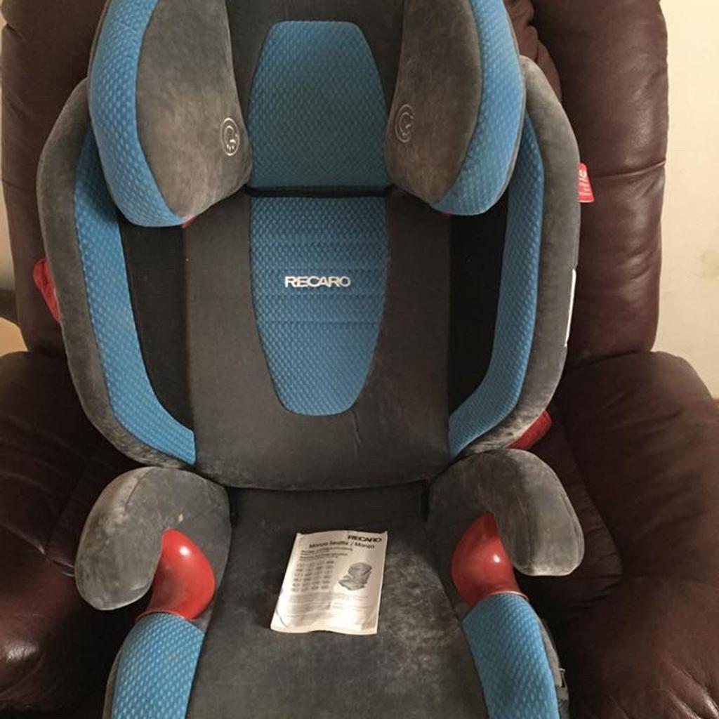 Recaro Monza isofix stage 2-3 car seat in NN9 Northamptonshire for £50. ...