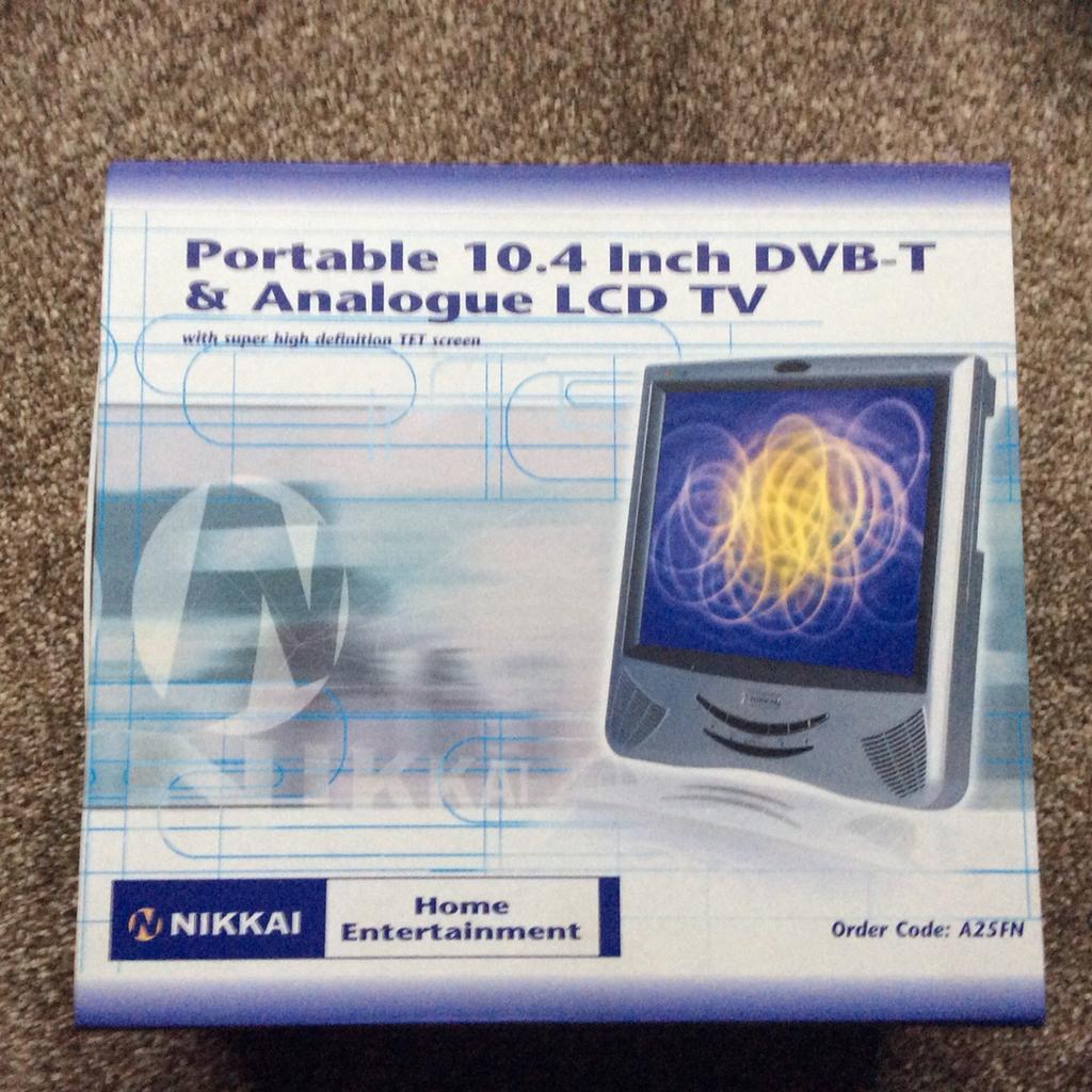 Nikkai portable 10.4 inch DVB-T LCD TV in SK15 Tameside for £45.00 for ...
