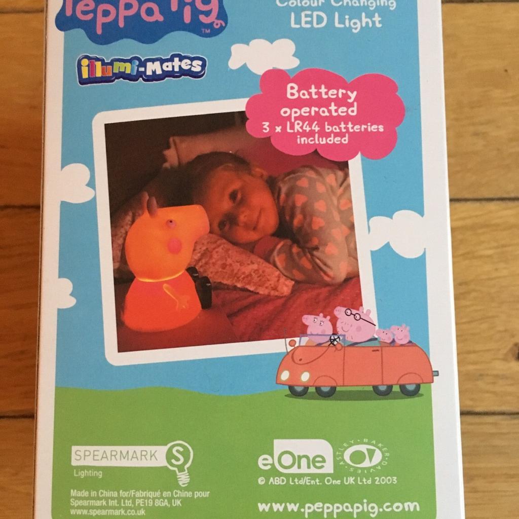 Peppa Pig Colour Changing LED Light in Braintree für £ 7,00 zum Verkauf ...
