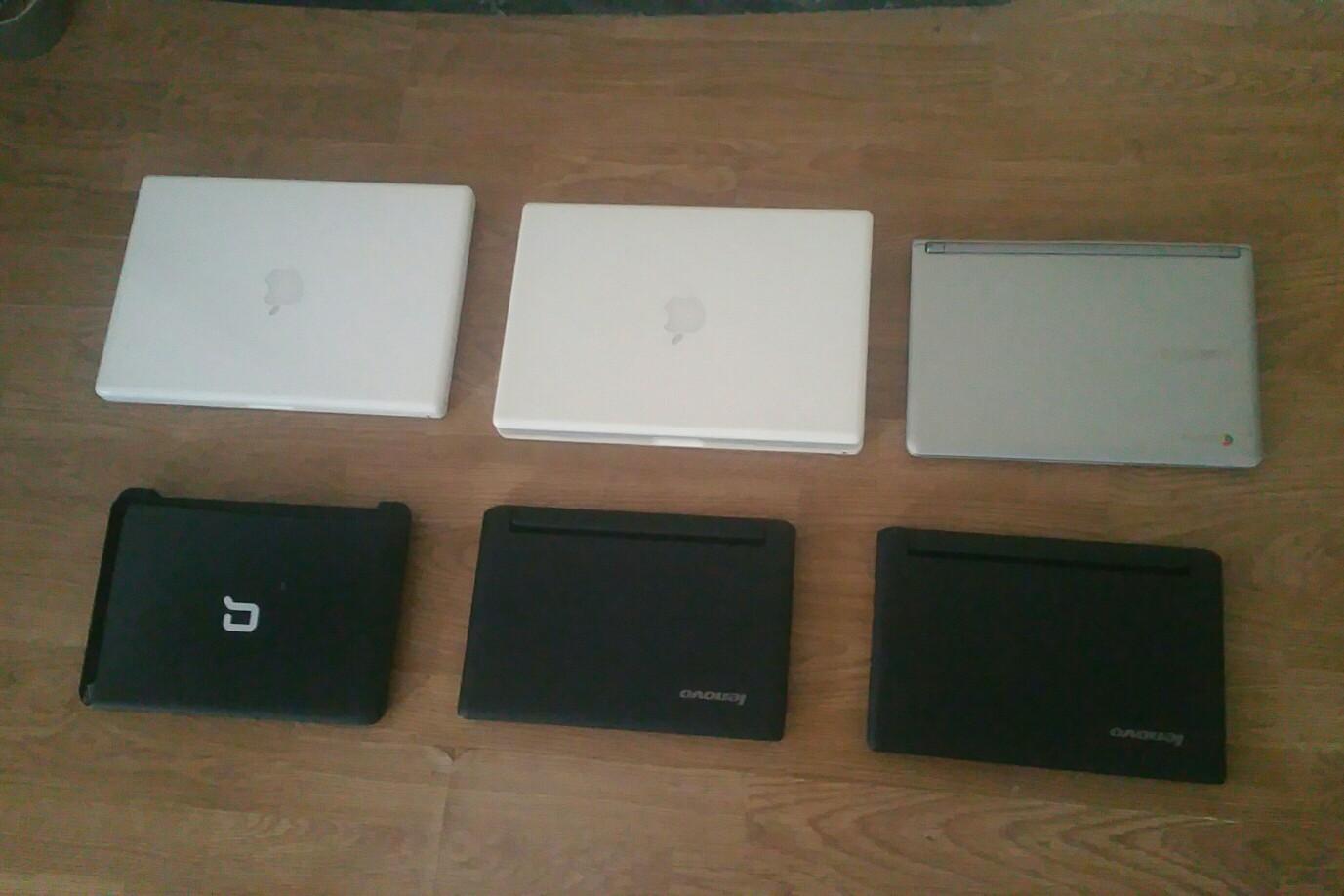 6 X LAPTOP JOBLOT. LENOVO, MACBOOK, HP... in London Borough of Bexley ...