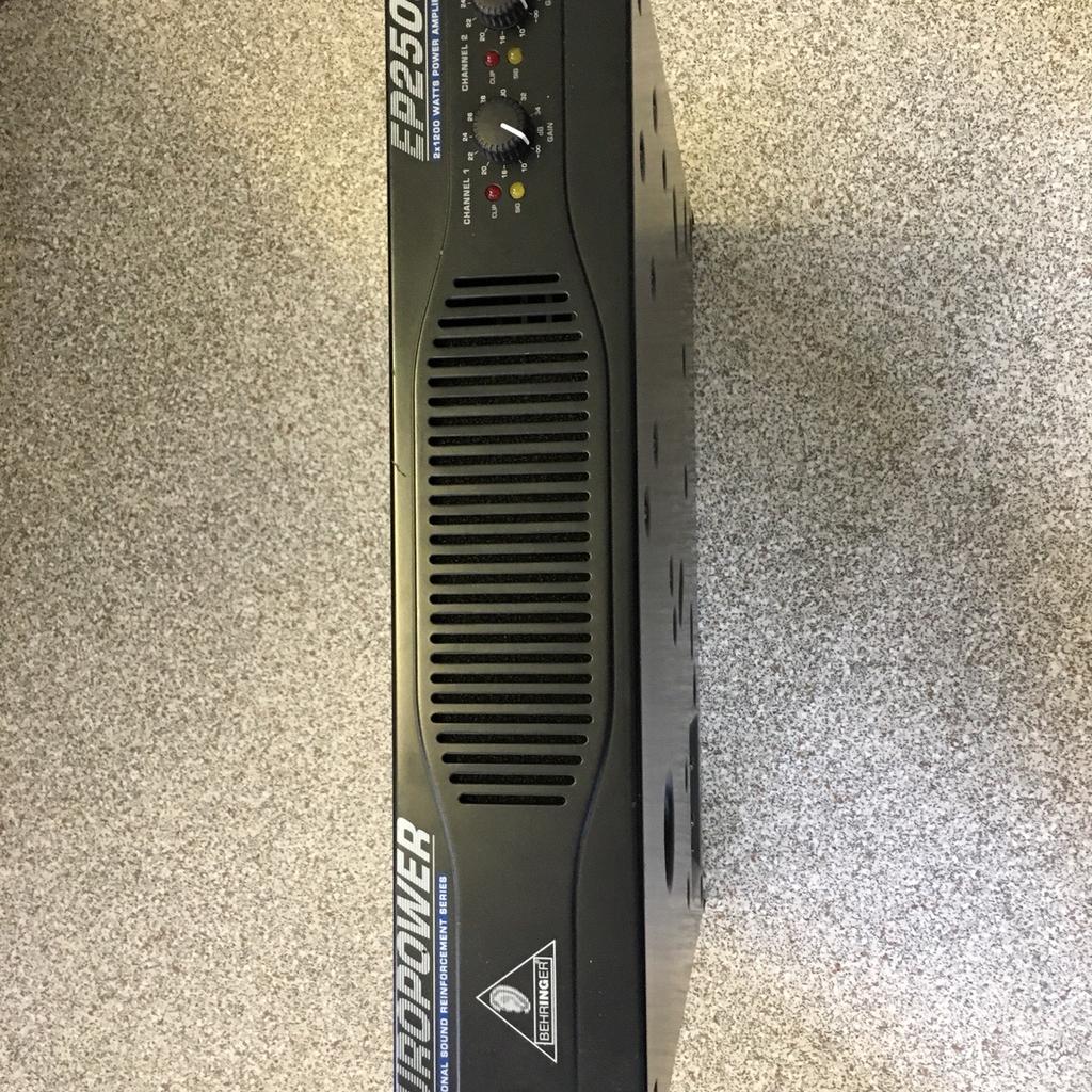Behringer europower 2500 power amp in EC2V London für £ 75,00 zum ...