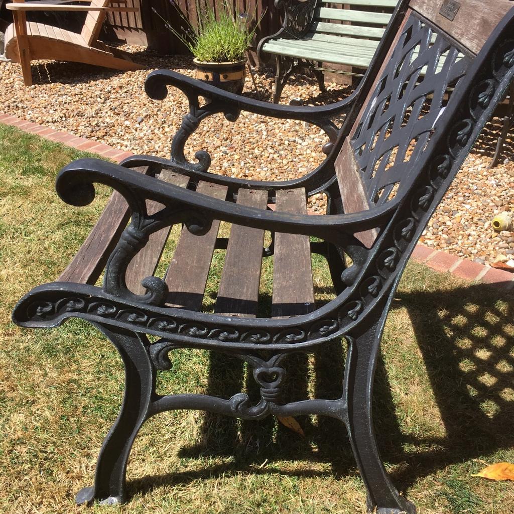 Wrought Iron & Timber Garden Chair in CM2 Chelmsford for £20.00 for ...