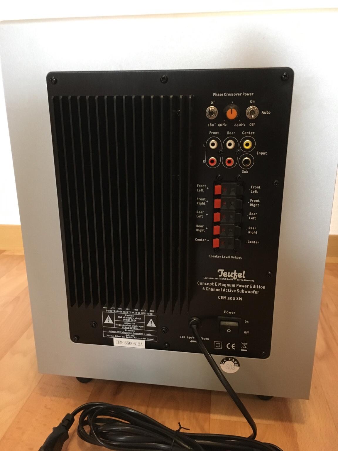 Teufel Concept E Magnum Power Edition in 06406 Bernburg für 80,00 € zum ...