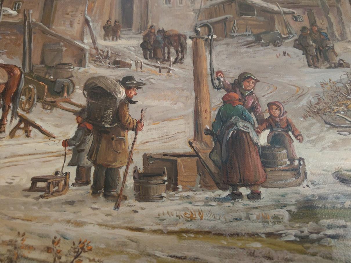 Öl auf Leinwand Gemälde von Janez Kenzer sign in 2130 Gemeinde ...