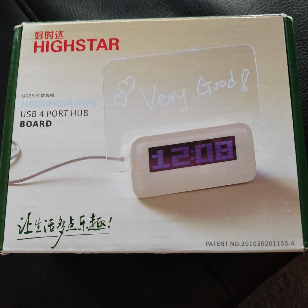 Digital clock with light up memo pad in WV1 Wolverhampton für £ 5,00 ...