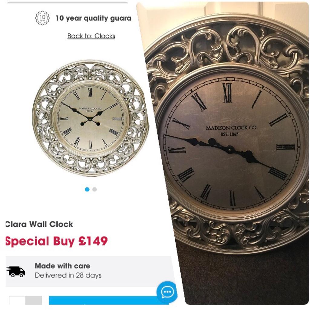 MADISON CLOCK CO EST 1847 RRP £149 in WN5 Wigan für £ 50,00 zum Verkauf ...