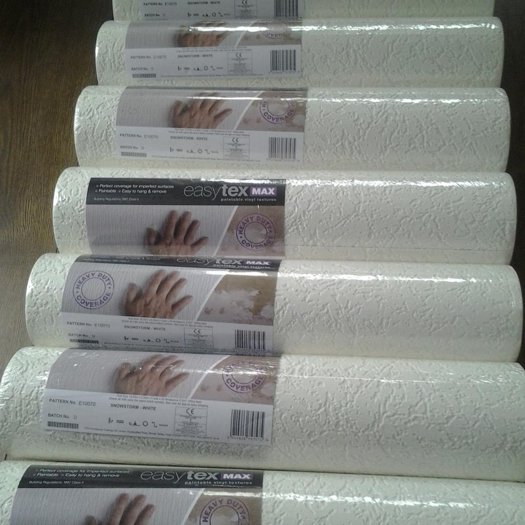 9 x brand new rolls easy tex wallpaper in WS10 Sandwell für 40,00 £ zum ...