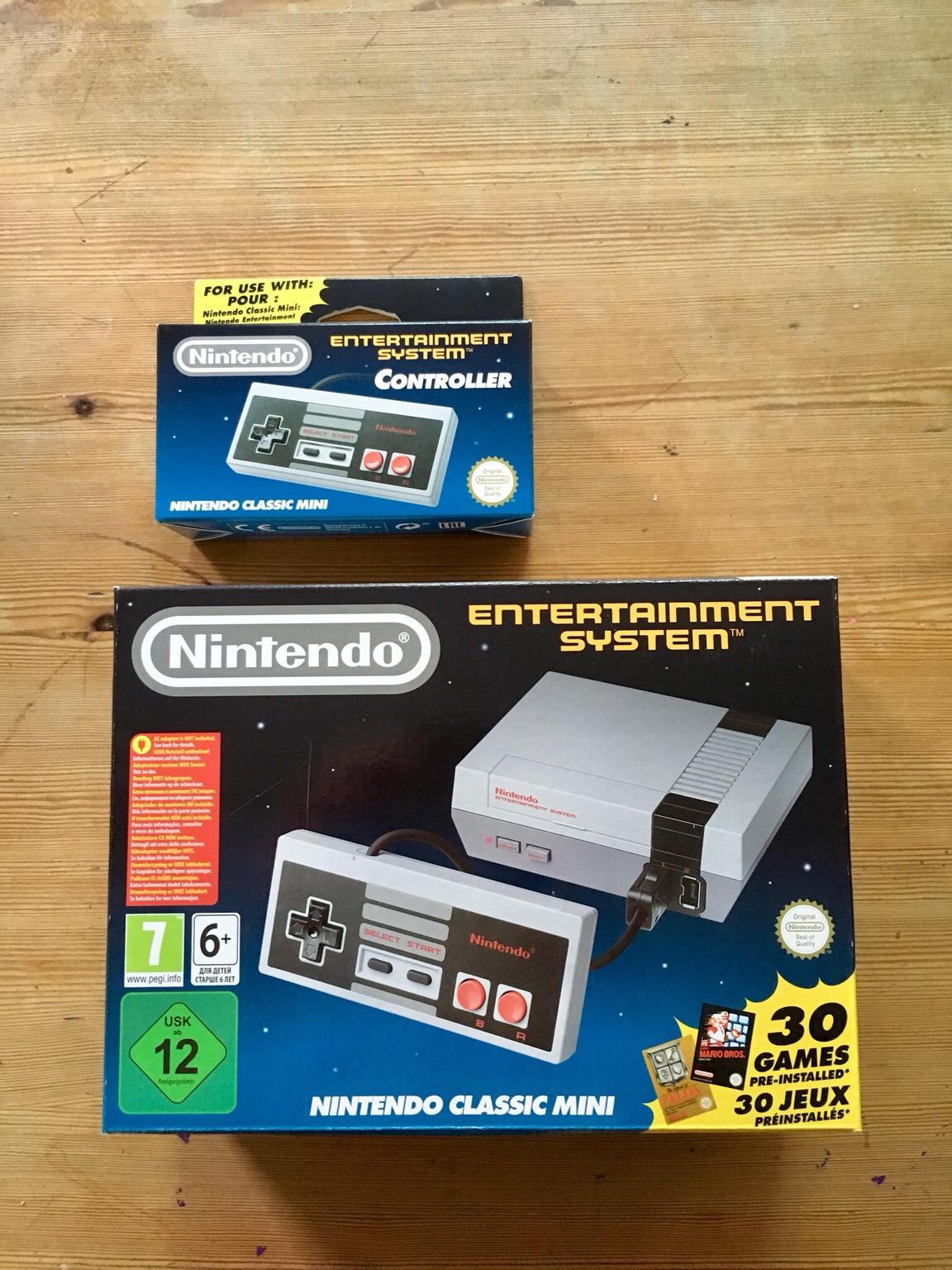 NES Classic Mini + Extra Controller in 12652 Stockholm für 750,00 SEK ...
