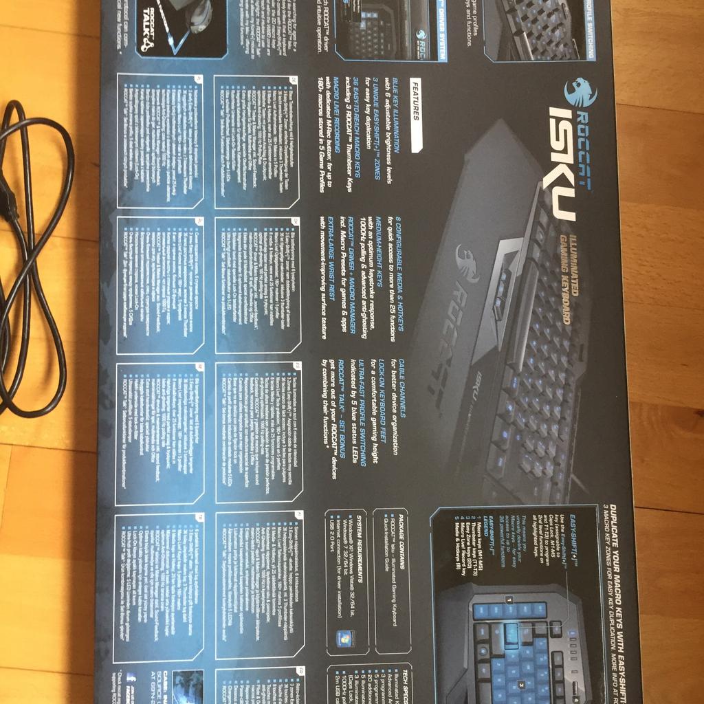 ROCCAT Isku Illuminated Gaming Tastatur schwa in 68519 Viernheim für 30 ...