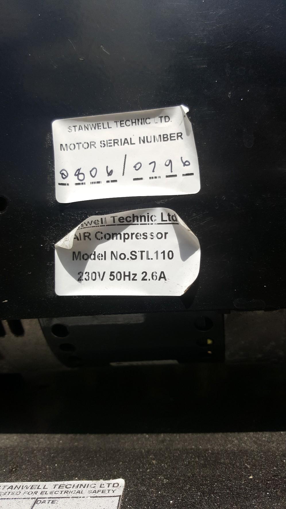 Stanwell air compressor 8 bar 24l 21kg unit in WS13 Lichfield für 80,00 ...