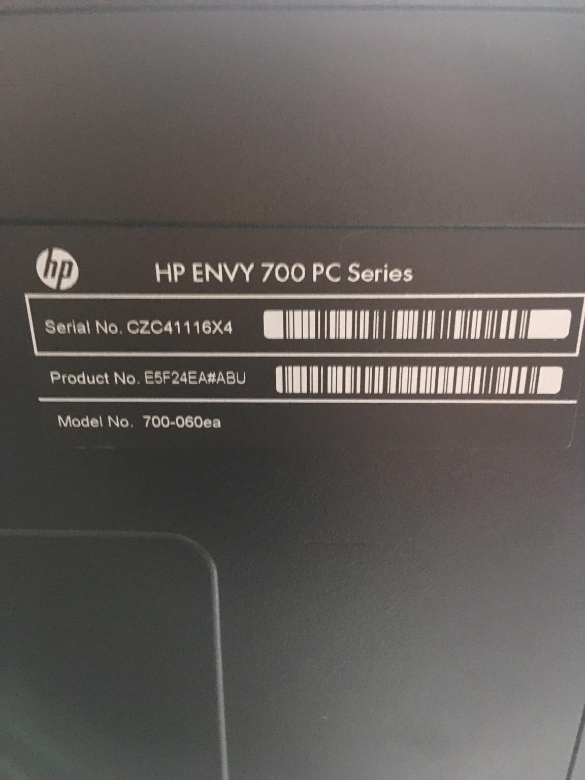 HP Envy 700-060ea Desktop PC in TF7 Madeley for £300.00 for sale | Shpock