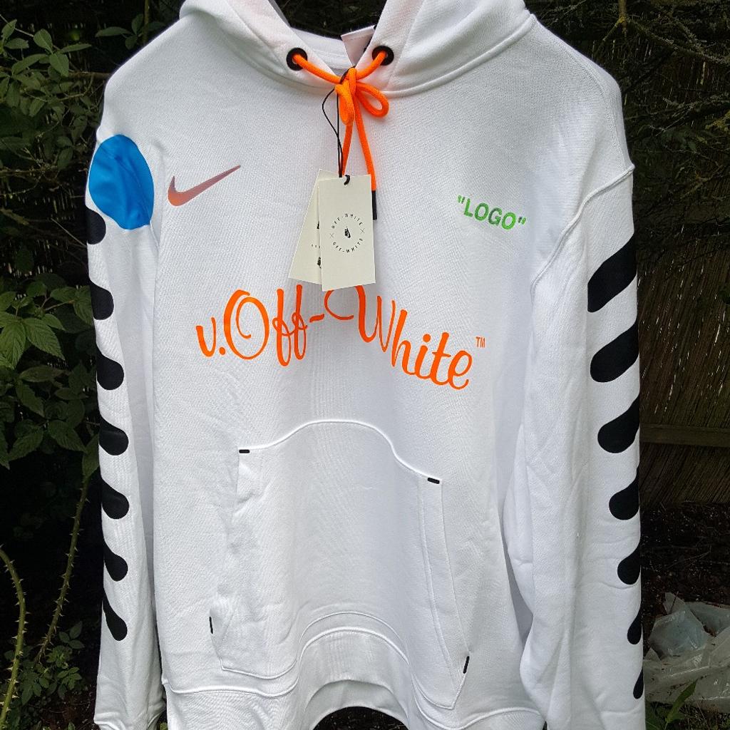 Nike x Off White Football Hoodie White in 97486 Königsberg in Bayern für € 300,00 zum Verkauf ...