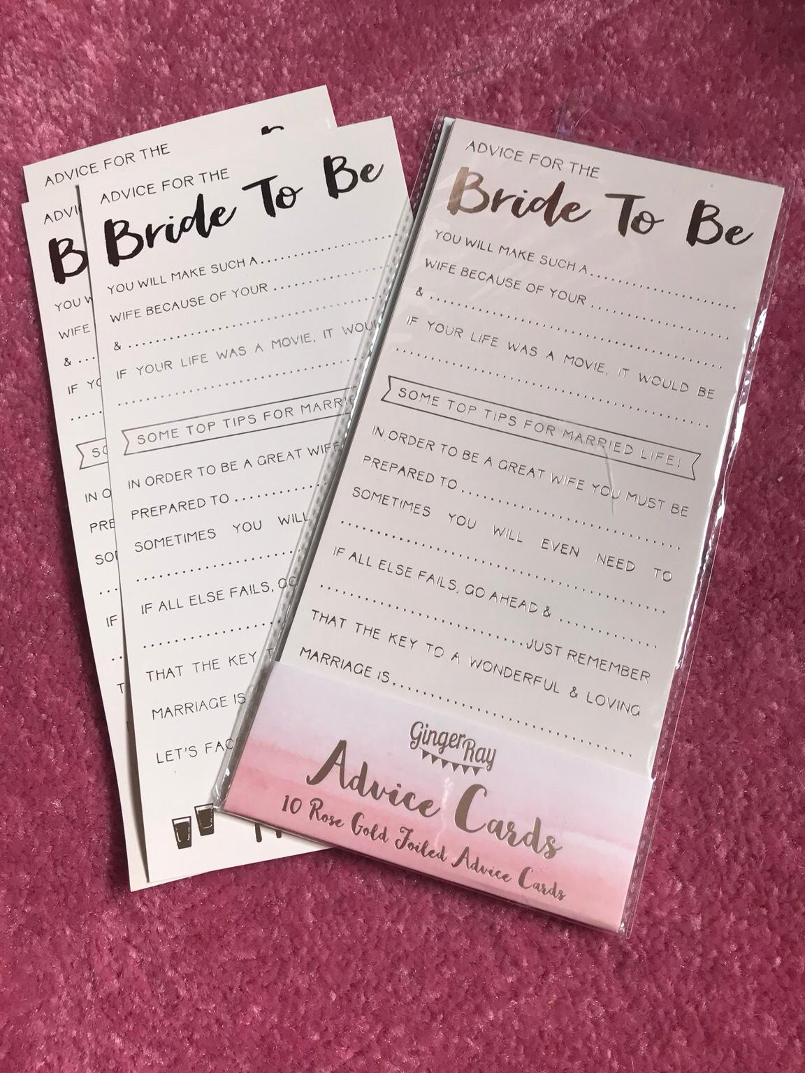 Hen party advice cards in DY10 Forest für £ 3,00 zum Verkauf | Shpock AT