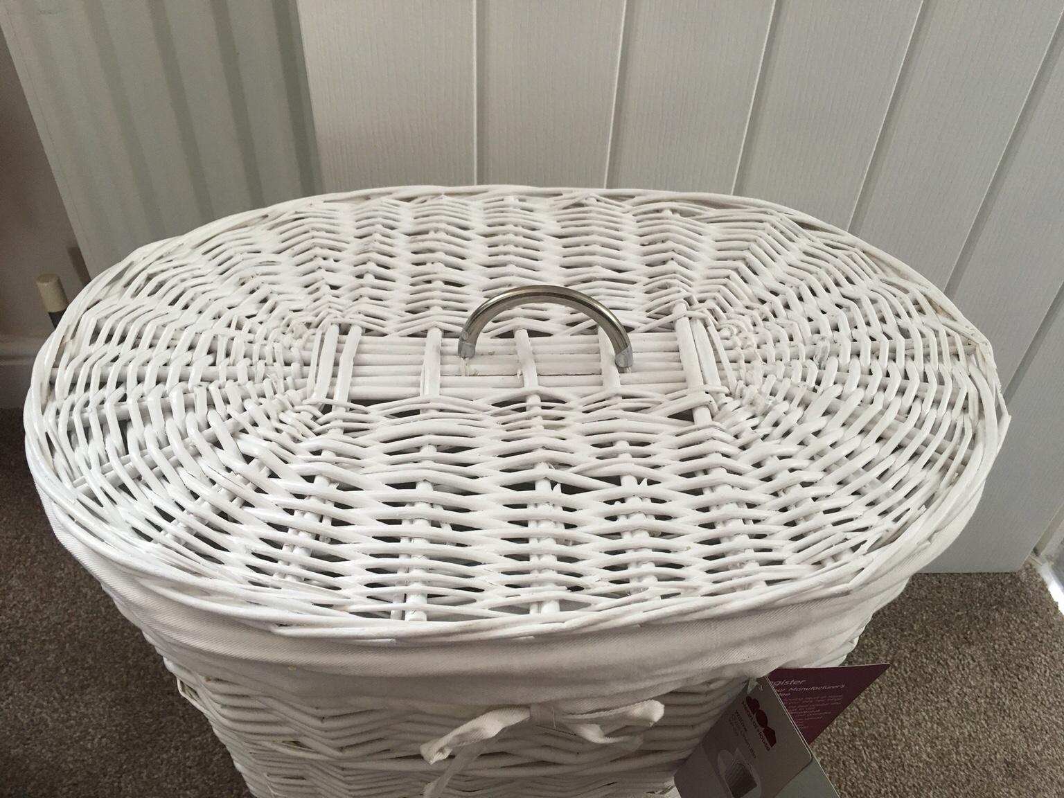 Argos wicker willow linen laundry bin basket in NG8 Nottingham for £15. ...