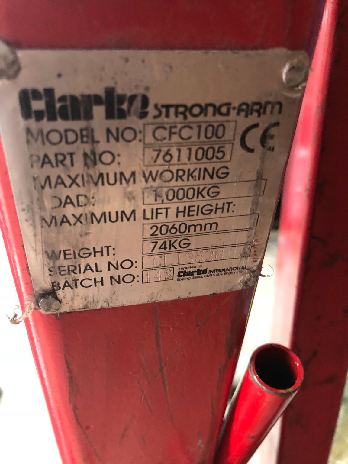 Clarke Strong Arm folding engine hoist Crane in B43 Sandwell für 100,00 ...