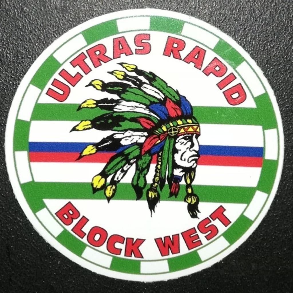 25 Stück sticker, ultras Rapid BLOCKWEST in 2511 Gemeinde Pfaffstätten ...
