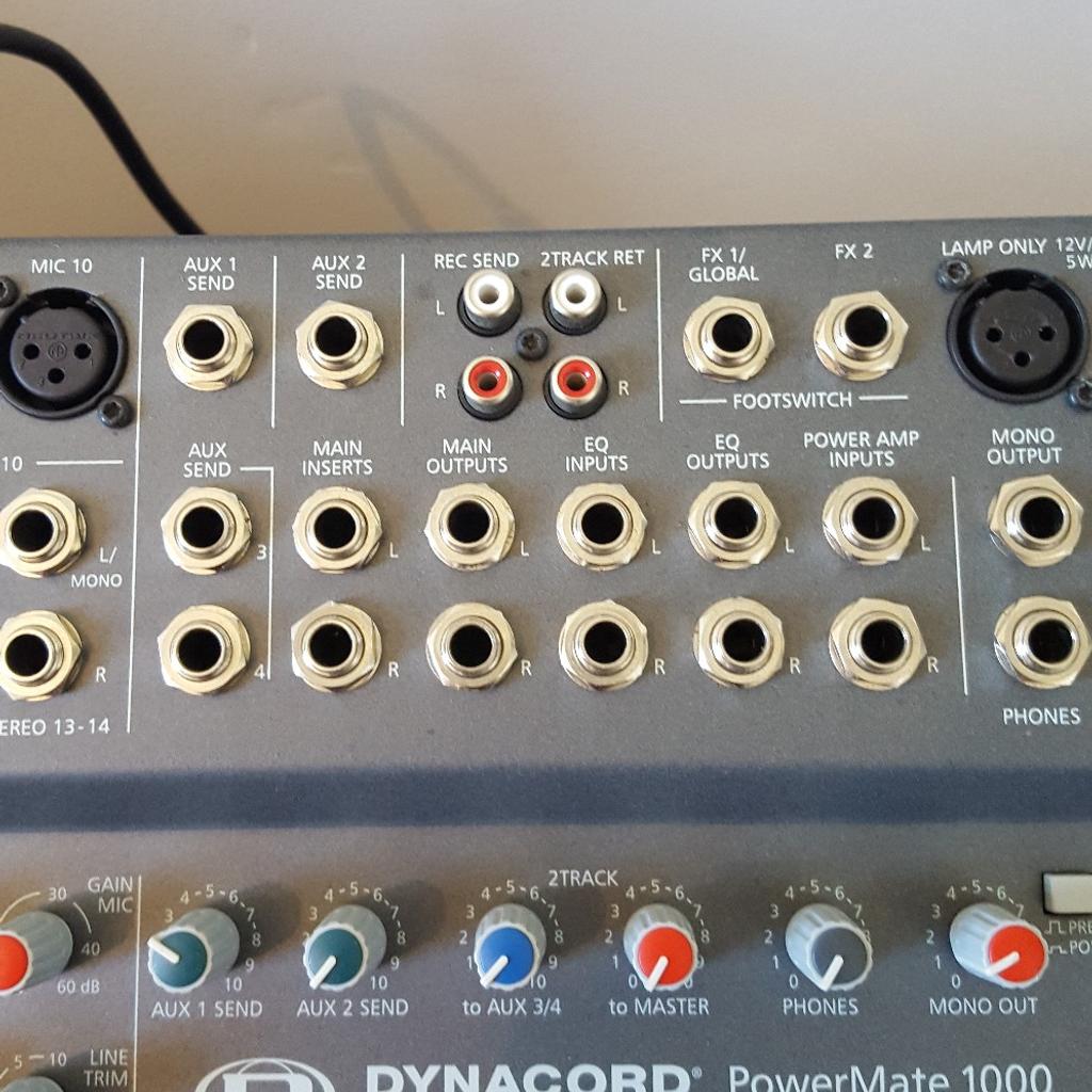 Dynacord Powermate 1000 MK 2 mixer in PE2 Peterborough for £950.00 for ...