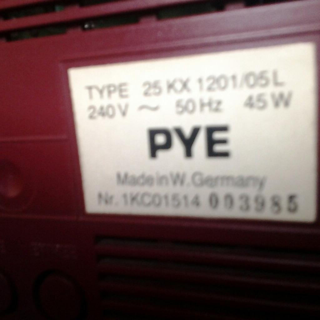 Vintage pye 9" colour gaming TV in London Borough of Bromley for £40.00 ...