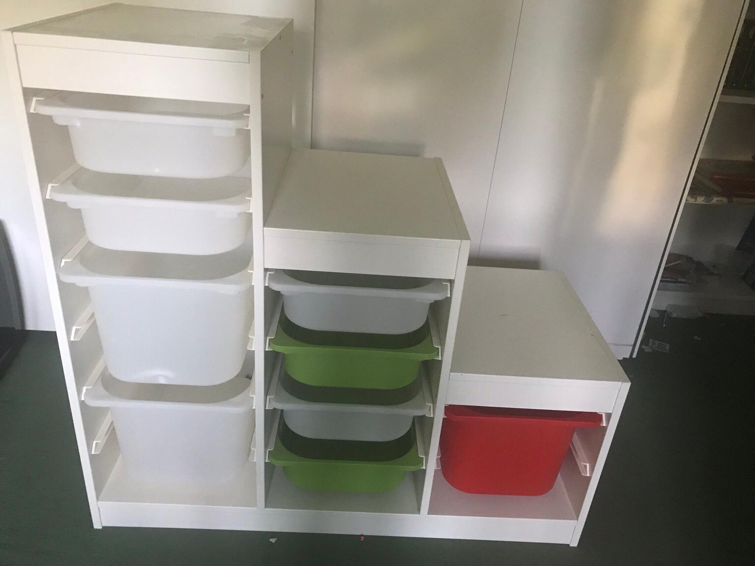Ikea TROFAST unit white with plastic boxes in DH9 Harelaw for £40.00 ...