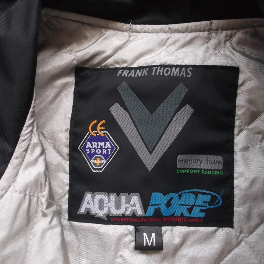 FRANK THOMAS AQUA PORE MOTORCYCLE JACKET M in PR6 Chorley für 30,00 ...