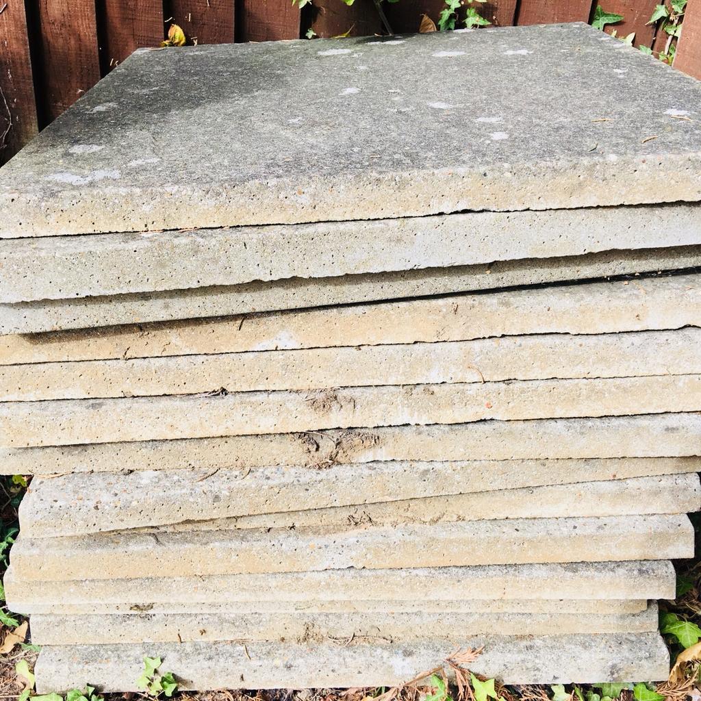 60cmx60cm concrete paving slabs in Gillingham for £1.00 for sale | Shpock